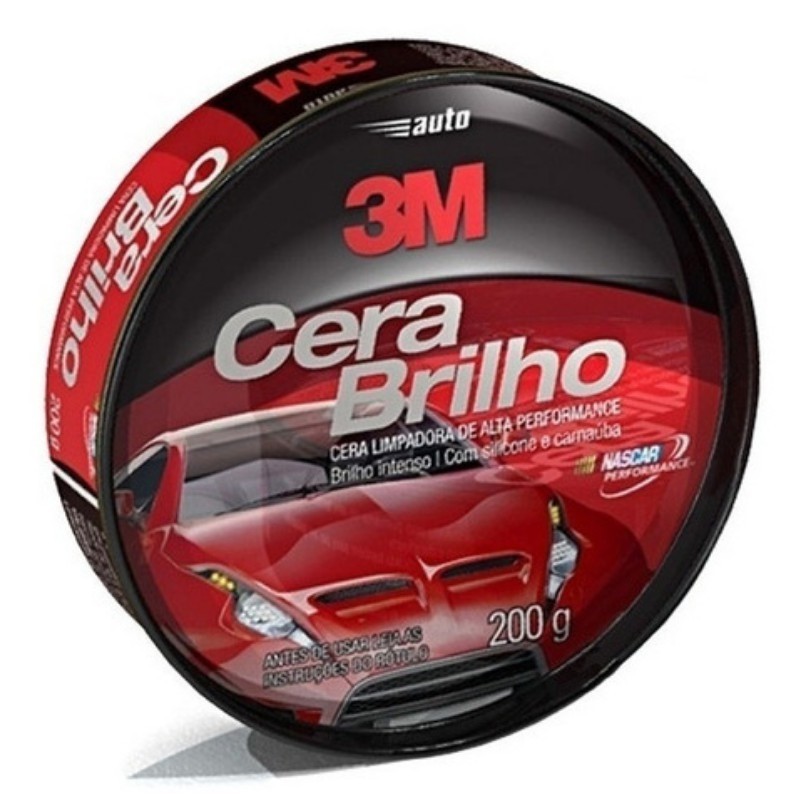 Autocores | 3M AUTO CERA AUTO BRILHO 200G